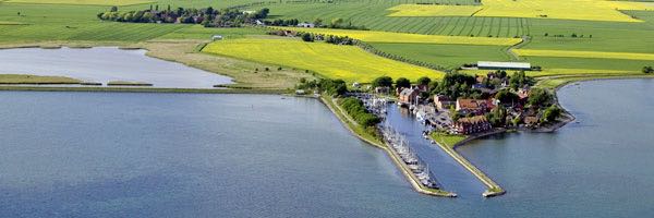 Hafen Orth auf der Ostseeinsel Fehmarn