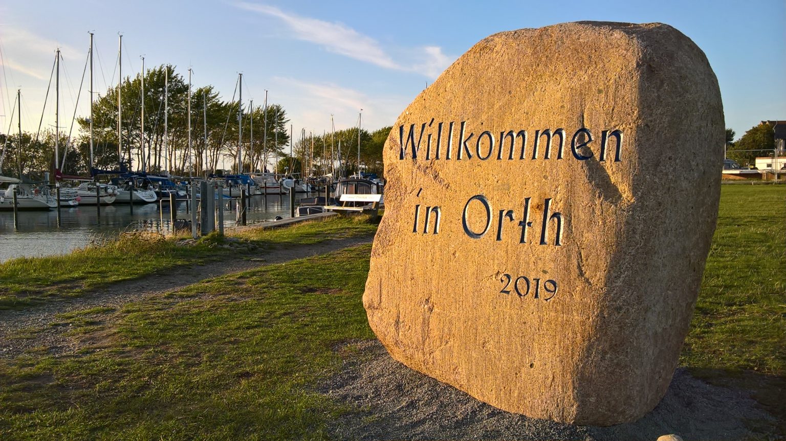 Hafen Orth auf der Ostseeinsel Fehmarn