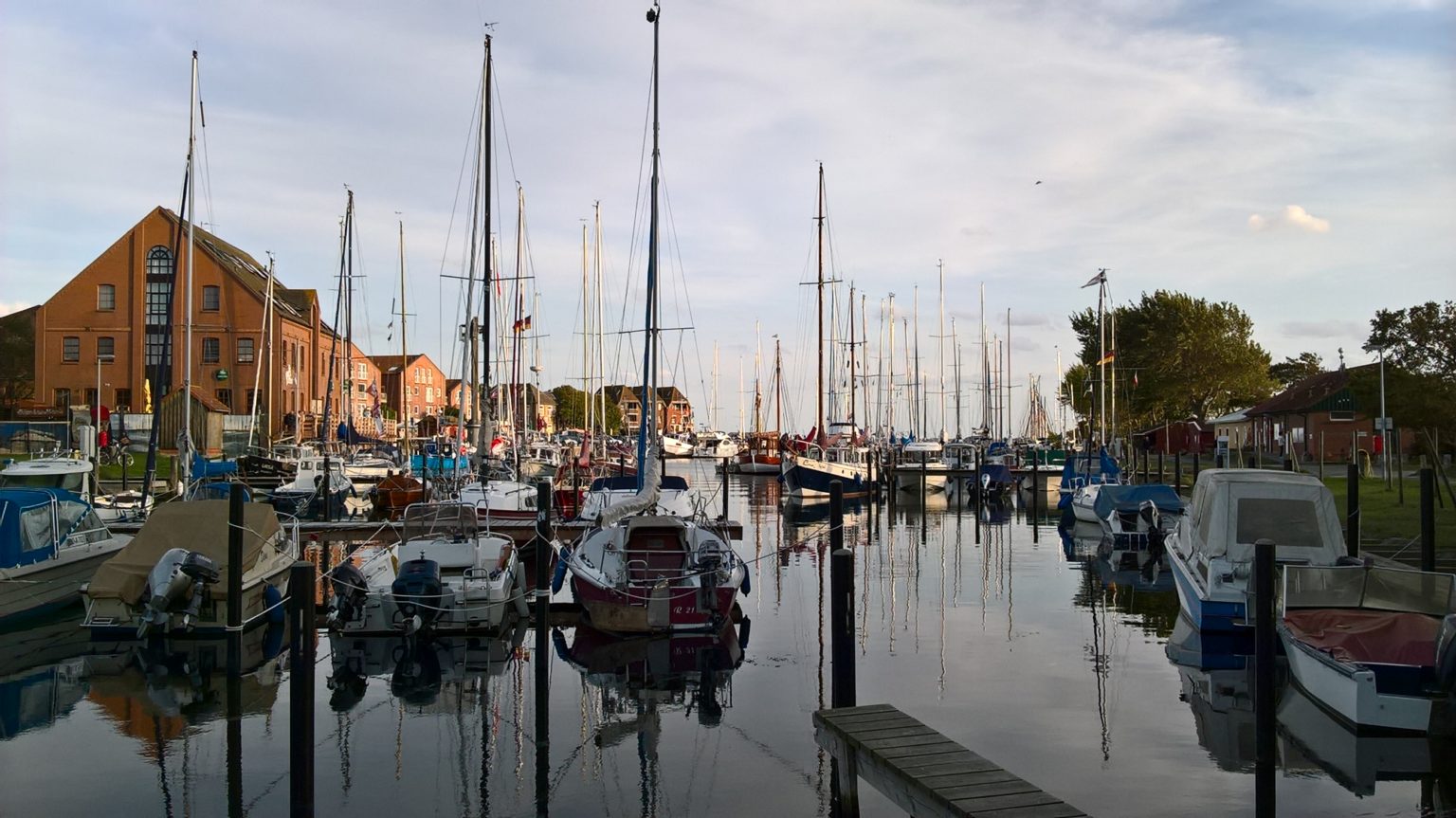 Hafen Orth auf der Ostseeinsel Fehmarn